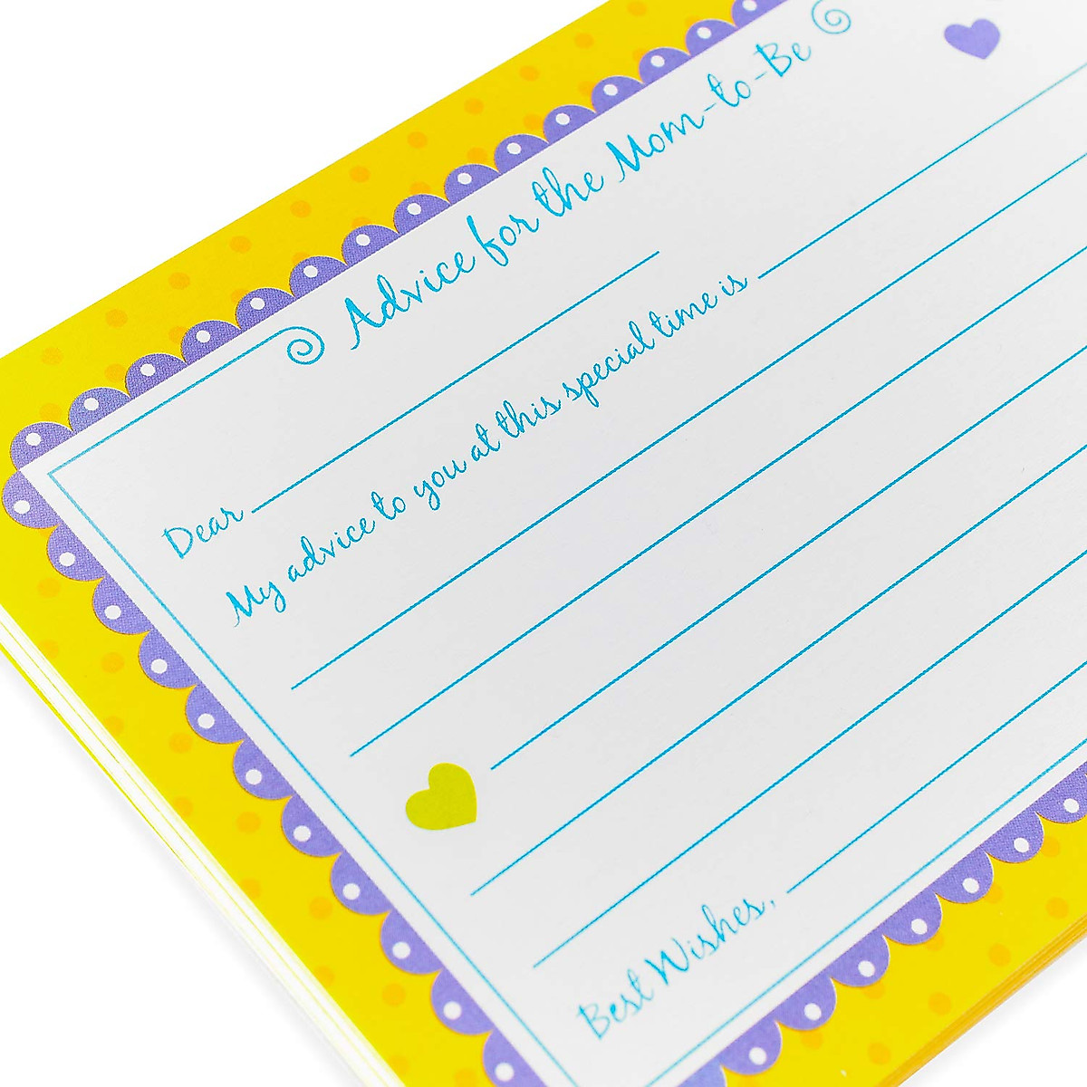 Super Z Outlet 24 Pack Mommy Advice Cards Baby Shower Games Gender Neutral Fun Party Favors Parents-To-Be