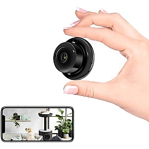 X W EI UNION Camera Hidden Home Security Spy Camera WiFi with Audio and Video Mini Spy Cam WiFi Nanny Cam Baby Monitor, Night Vision Live Feed 2.4G WiFi Remote View Video Playback