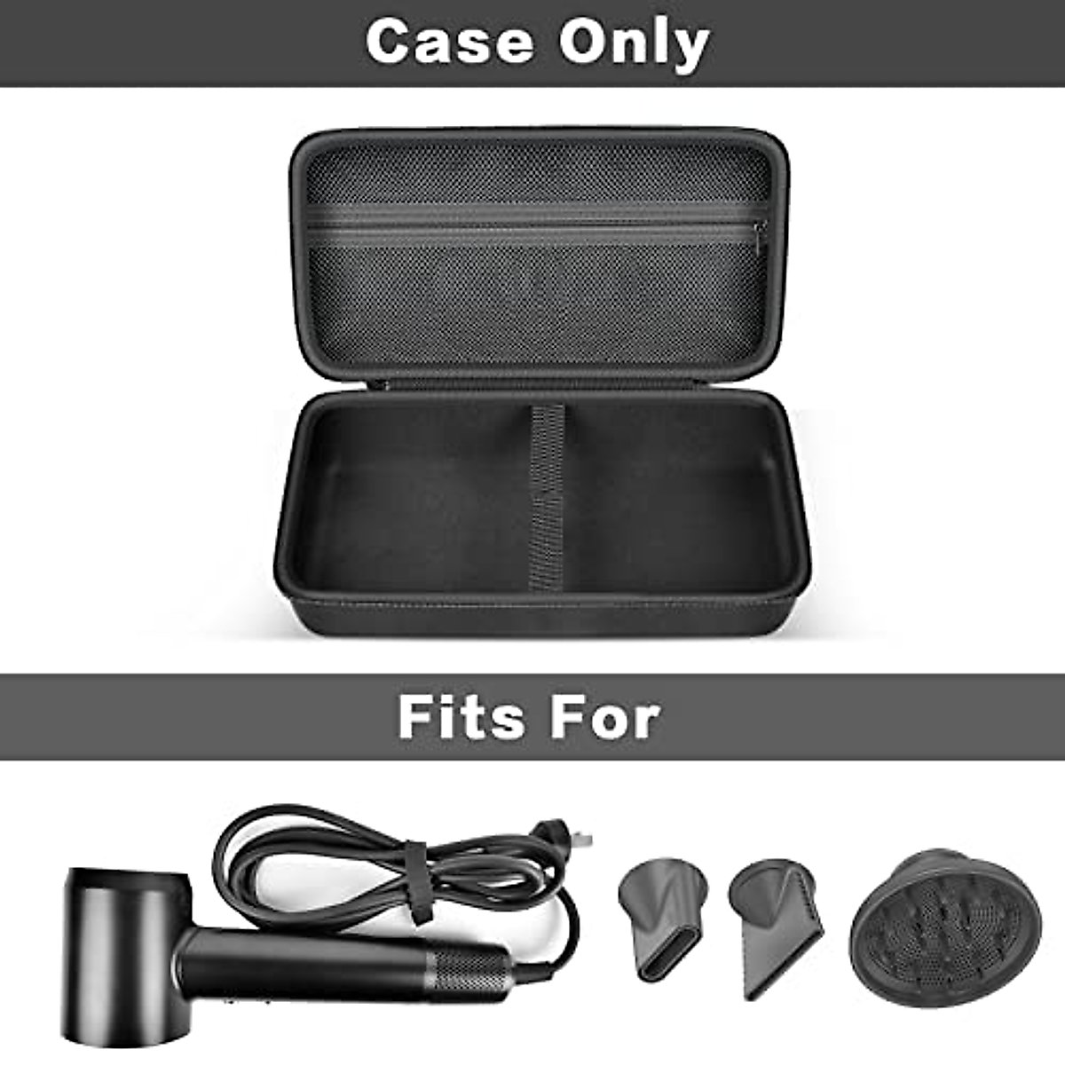 casmilee Case Compatible with Backbone One Mobile Gaming Controller and Travel Carrying Case Compatible with Laifen Hair Dryer Bundle