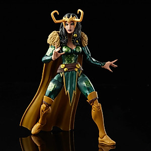 Marvel Legends Series Loki Agent of Asgard 6-inch Retro Packaging Action Figure Toy, 2 Accessories