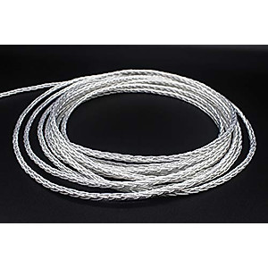 Youkamoo [ 1/4" TRS 6.35mm Male ] 6.35mm Male to 4.4mm Female 8 Core Silver Plated Headphone Earphone Audio Adapter Cable New in Box 6.35mm Stereo to 4.4mm Balanced [ 4.4mm Female ]