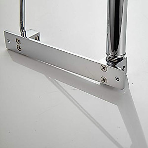 Gudetap Wall Mounted Clothes Drying Rack Solid Brass Drying Racks for Laundry Foldable Clothes Hanger Rack with Swing Arm Holder GT2305C