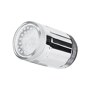 LED Water Faucet, 3 Colors Changing Temperature Sensor Water Stream Faucet Tap for Kitchen Bathroom