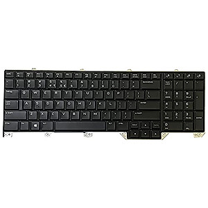 JINTAI Colorful US Backlight Backlit Keyboard Replacement for Dell Alienware M17 R5 Area-51m A51m 07FJHC