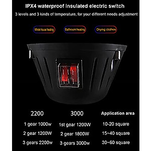 Outdoor Patio Heater,3 Heating Mode Space Heater Infrared Fast Heating Electric Heater with Tip Over Protection,Waterproof Freestanding Heater for Garden Garage Balcony Backyard-3000w 58.5x160-210cm(2