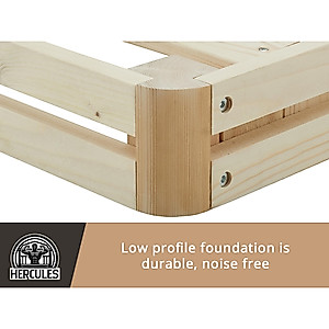 Hercules Instant Folding Mattress Foundation High Profile 7.5-Inch Box Spring Replacement, Twin