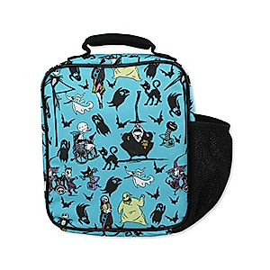 Disney Nightmare Before Christmas Boys Girls Soft Insulated School Lunch Box (One Size, Teal)