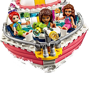 LEGO Friends Rescue Mission Boat 41381 Toy Boat Building Kit with Mini Dolls and Toy Sea Creatures, Rescue Playset Includes Narwhal Figure, Treasure Box and More for Creative Play (908 Pieces)
