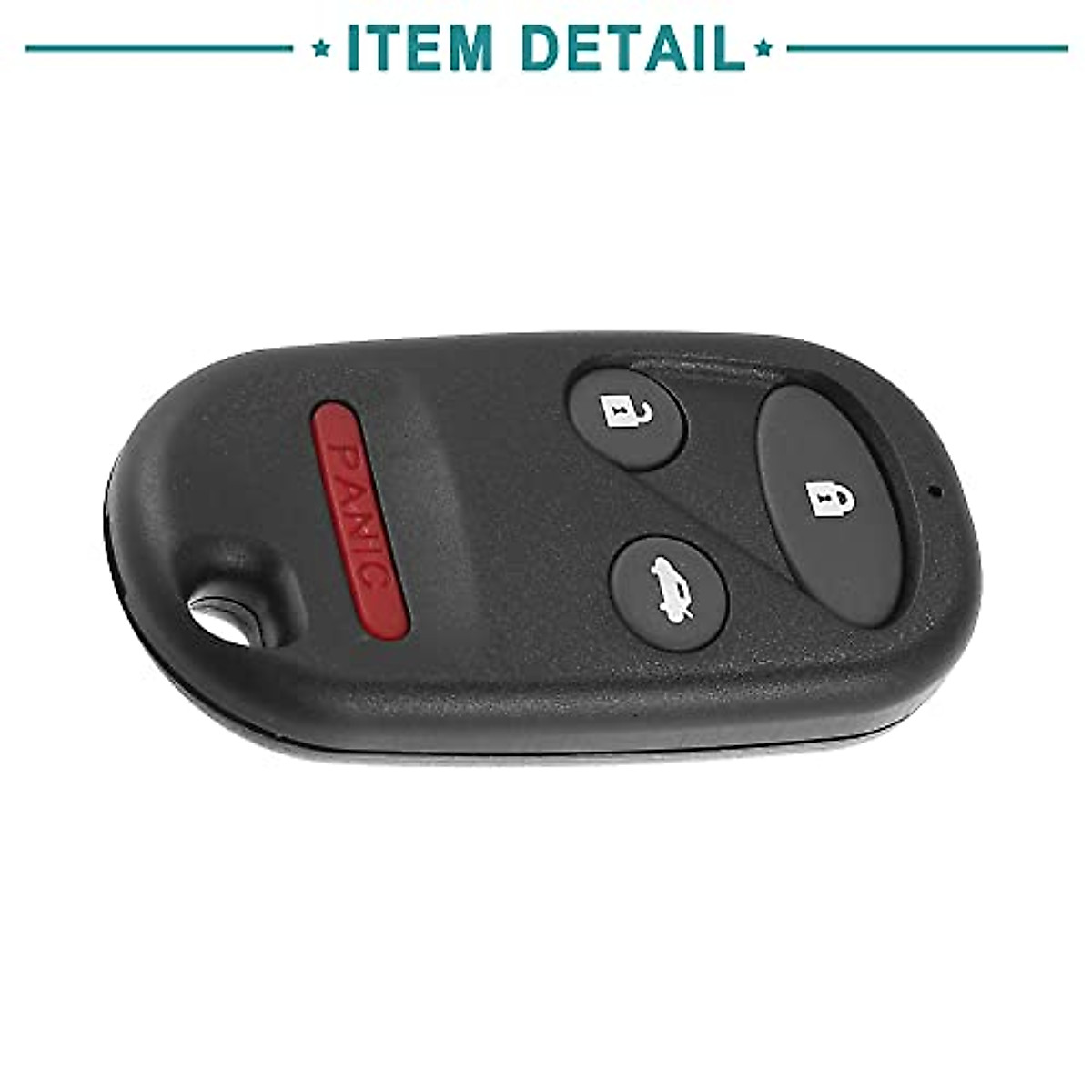 ACROPIX Keyless Entry Remote Fit for Honda Accord - Pack of 1 Black