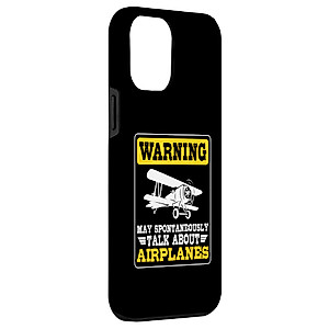iPhone 13 Pro Max Talk About Airplanes Pilot Aviation Flying Expert Graphic Case