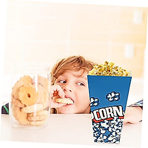 TOYANDONA 100pcs Popcorn Boxes Popcorn Popcorn Box Disposable Containers Food Container Microwave Popcorn Carnival Popcorn Bags Popcorn Container Popcorn Paper Bags Popcorn Boxes for Party