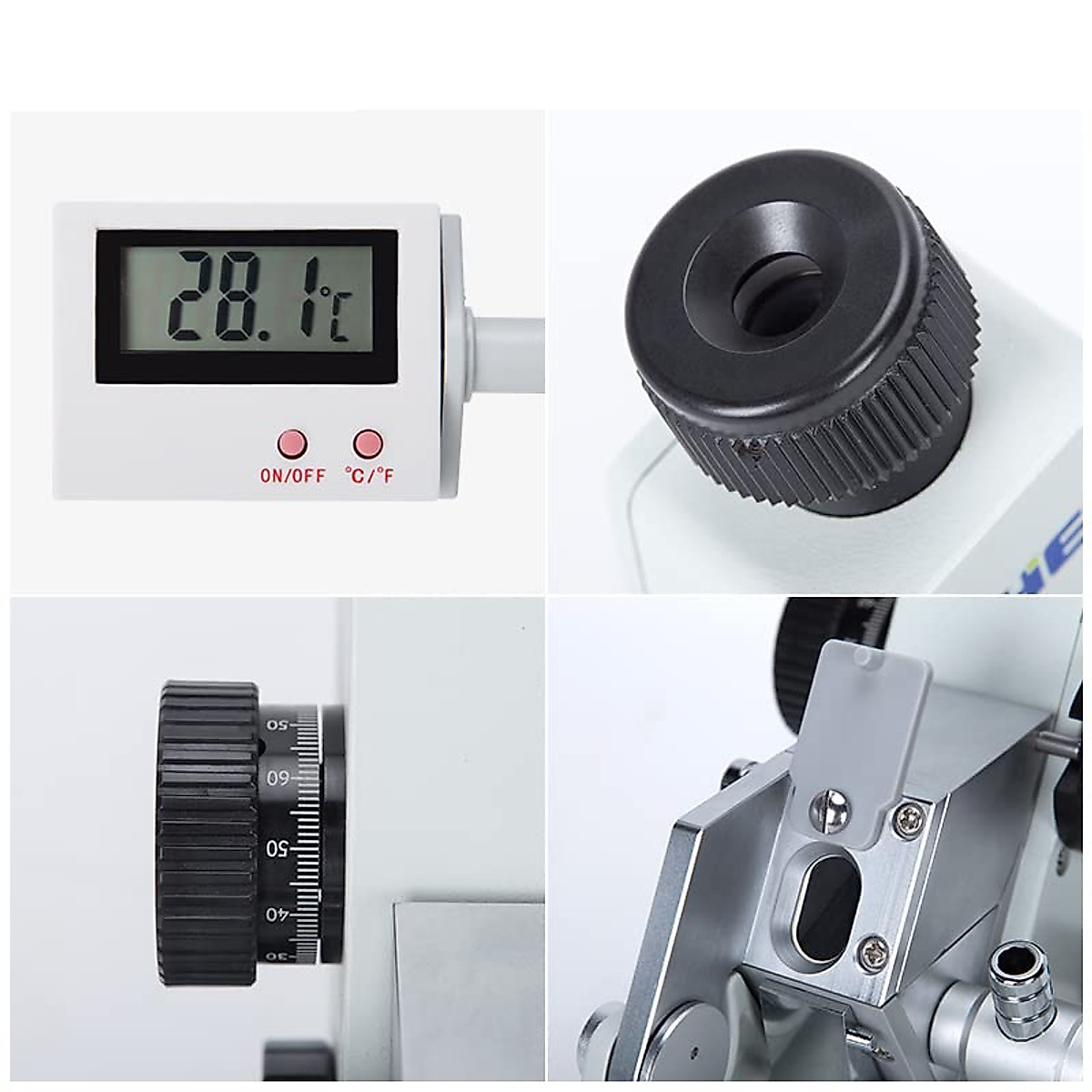 Abbe Refractometer Monochromatic Refractometer Digital Brix Refractometer Laboratory Optical Equipment WYA-2WAJ