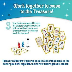 Peaceable Kingdom Gnomes at Night A Cooperative Maze Game for 2 to 4 Kids Ages 6+