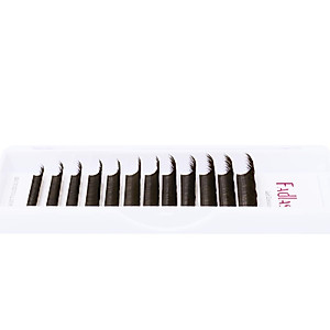 Eyelash Extensions D Curl Individual Lashes 0.15 Mixed Tray 8-14mm Brown Lash Extensions Supplies Classic Eyelashes Professional Salon Use (0.15-D, 8-14mm Mix)