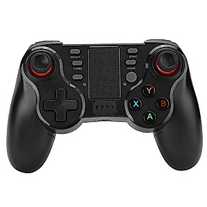 Zopsc Wireless Controller, Bluetooth Game Console for Android, with Built-in Lithium Battery (380 mAh), with Acceleration and Cleaning Functions, Supports 6-Inch Mobile Phone