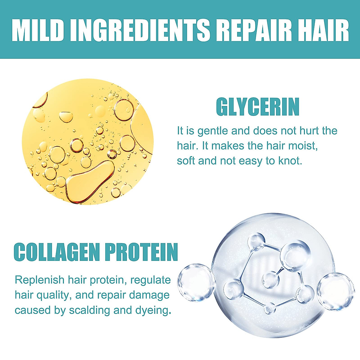 Biuhorey Protein and Silk Correcting Hair Straightening Cream, Gel for Curly Hair (1 PC)