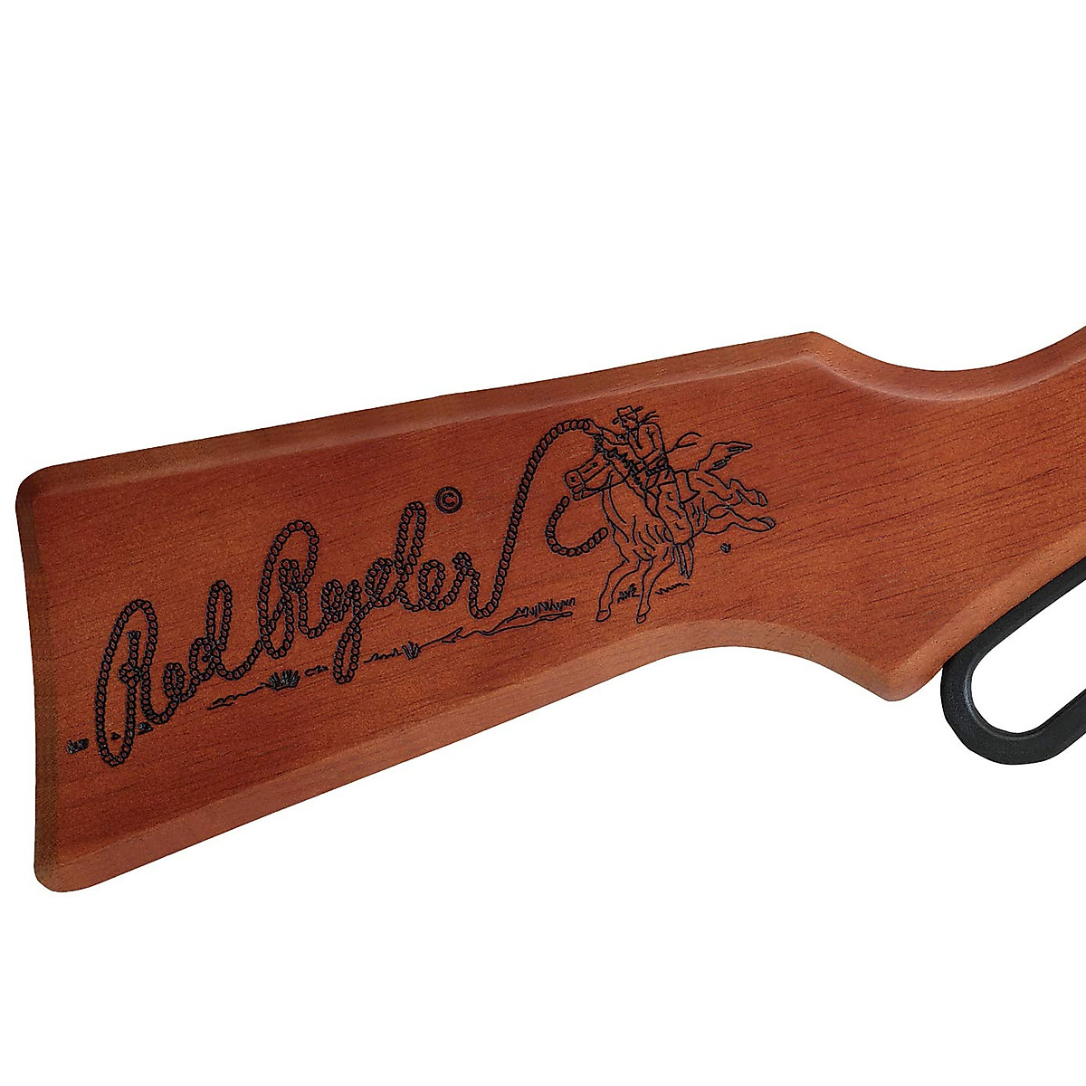 Daisy Outdoor Products Model 1938 Red Ryder BB Gun, Wood Grain, Overall length: 35.4 Inch and Air Venturi Steel BBS, 177 Cal, 5.1 Grains, Zinc-Plated, 2,500ct