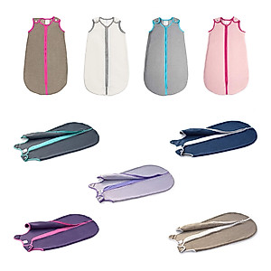 Sleep nest Fleece Baby Sleeping Bag, Lake Green, Large (18-36 Months)