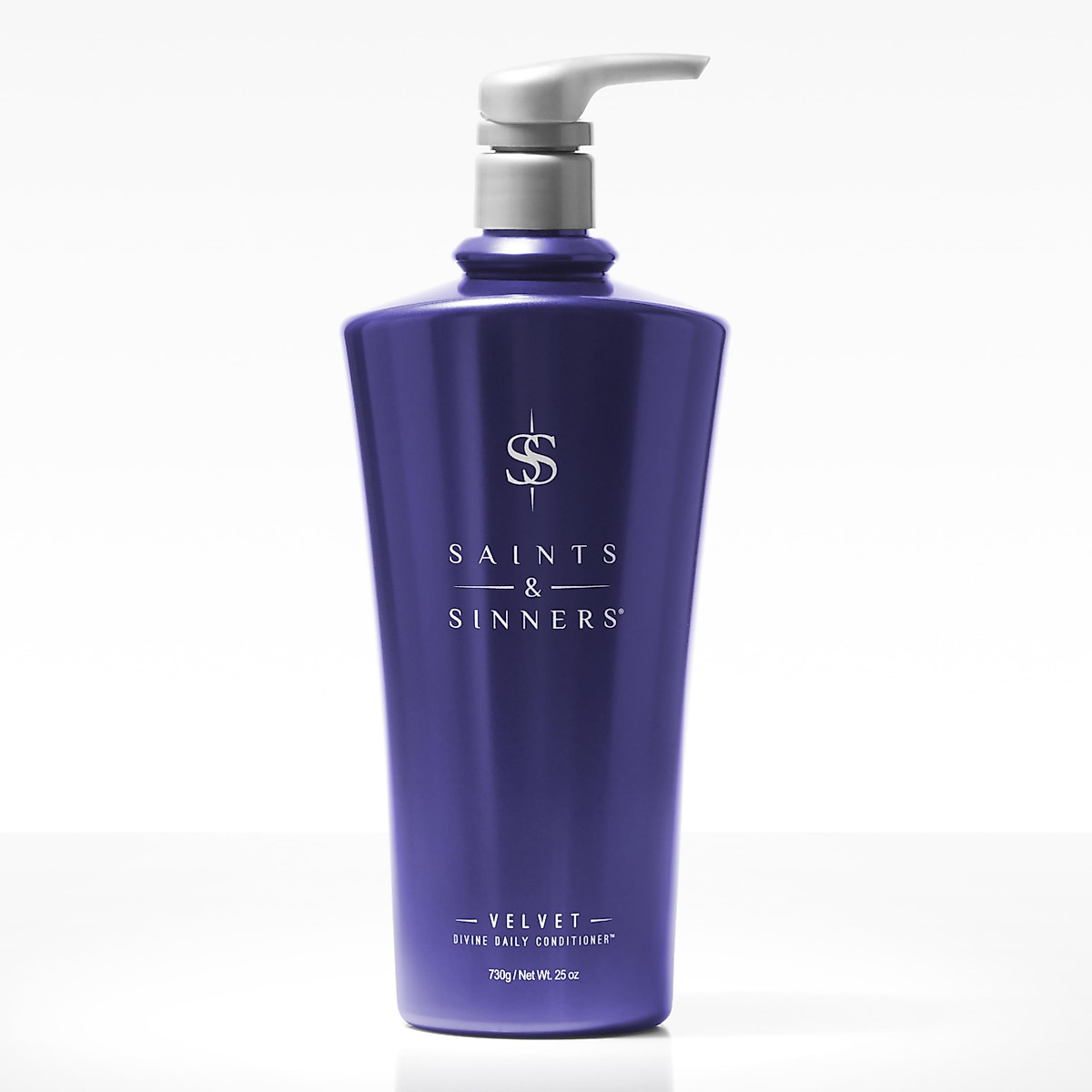 Saints & Sinners Velvet Divine Daily Conditioner for Dry, Moisture-Starved, Damaged Hair - Repair, Strengthen, Detangle & Eliminate Frizz