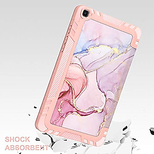 PIXIU compitable with Samsung Galaxy Tab A 8.0 2019 Case T290 T295, Slim Lightweight Stand Folio PU Leather Case for Tab A 8.0 2019 without S Pen Model SM-T290 (Wi-Fi) SM-T295 (LTE) (Purple Marble)