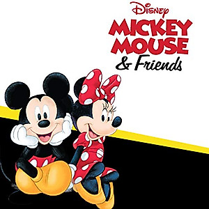 Disney Mickey and Minnie Mouse I Love You Faux Leather Travel Jewelry Box Organizer