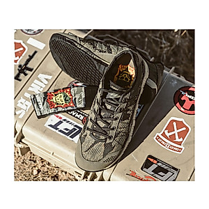 VIKTOS Men's Core2 Tiger Stripe Lightweight Breathable Cross-Training Shoes with Hi-Rebound Eva Foam, Green Camo, 10.5