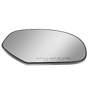 DNA MOTORING SMP-061-R Factory OE Style Right/Passenger Side Door Rear View Mirror Glass Lens w/Heater [Compatible with 07-14 Escalade / 07-13 Avalanche / 07-13 Silverado / 07-14 Suburban]
