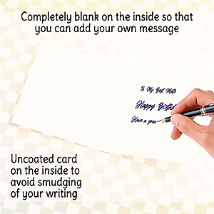 Funny Birthday Cards for Mom - Make Me Smile - Joke Happy Birthday Card for Mom from Daughter Son, Mother Birthday Gifts, 5.7 x 5.7 Inch Mother's Day Greeting Cards for Mama Mam Mommy