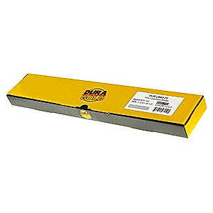 Dura-Gold Premium 80 Grit Gold Pre-Cut PSA Longboard Sandpaper Sheets, Box of 20, 2-3/4" x 16-1/2" Self-Adhesive Stickyback Sandpaper for Automotive, Woodworking Air File Sander, Hand Sanding Block