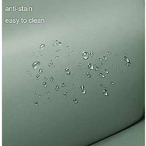 Sofa Couch Modern Living Room Sofa with Throw Pillows Composite Leather Breathable Fabric Sofa Couch Metal Support Feet High Rebound Sponge Cushions for Living Room Office