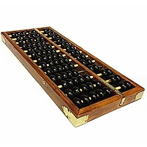 MAGIKON Vintage-Style Chinese Wooden Abacus, Chinese Lucky Calculator