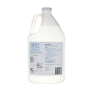 Spot Solution – 1 Gallon Carpet & Upholstery Spot Cleaner for Stains – Odor Free - Removes Pet Stain and People Stains – No Soap, No Residue – 128 oz
