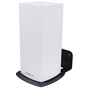 HOLACA Wall Mount Holder for Linksys Velop WiFi 6 Mesh Router MX5 MX5300 Velop Ax MX4200, Wall Mount Bracket Hanger Stand Compatible with WiFi 6 WiFi System for Whole Home WiFi Mesh Network (1 Pack)