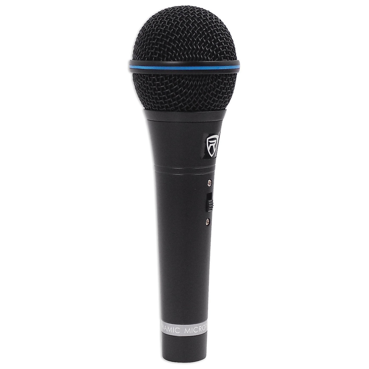 Rockville RMM-XLR Dynamic Cardioid Professional Metal Microphone W/10' XLR Cable., Black