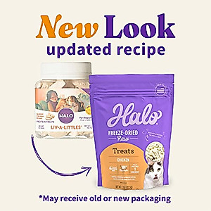 Halo 100% Chicken Breast Freeze-Dried Raw Treats, 2.2 oz.