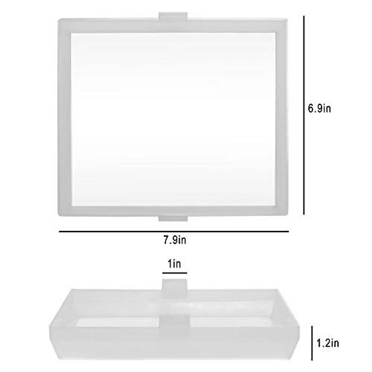 prime&swift S97011813 Ventilation Fan Light Lens Plastic Bulb Cover Replacement for S99110391, S99110428, S99110433, S99110438, S99110675, S99110677 White