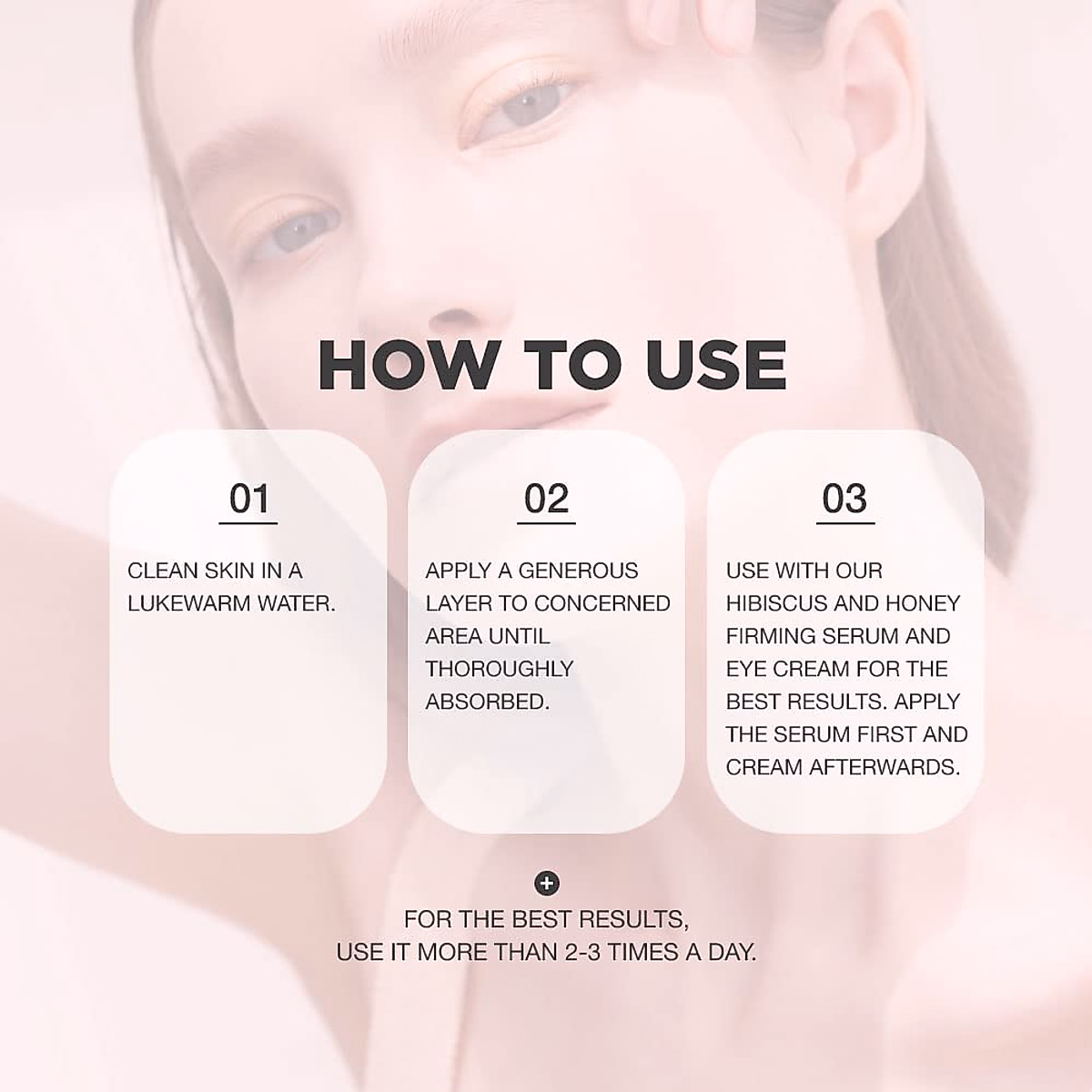 Hibiscus and Honey Firming Cream | Concentrated Complex | Lightweight Neck Firming Cream for Sensitive and All Skin Type | Formulated with Collagen Centella Asiatica, and Other Natural Ingredients |