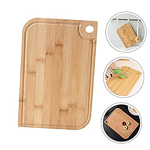 UPKOCH 1pc Cutting Board Wooden Cutting Boards Fruit Trays Fruit Platter Wood Chopping Mats Veggie Tray Vegetable Cutting Wood Pastry Mat Chopping Board Kneading Board Complementary Food