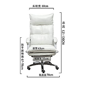 RILOOP Office Chair Chair Ergonomic, Computer Chair Adjustable Seat Height with Back Support and Arms, Desk Chair Comfy, Study Chair for Home, Office and Executive