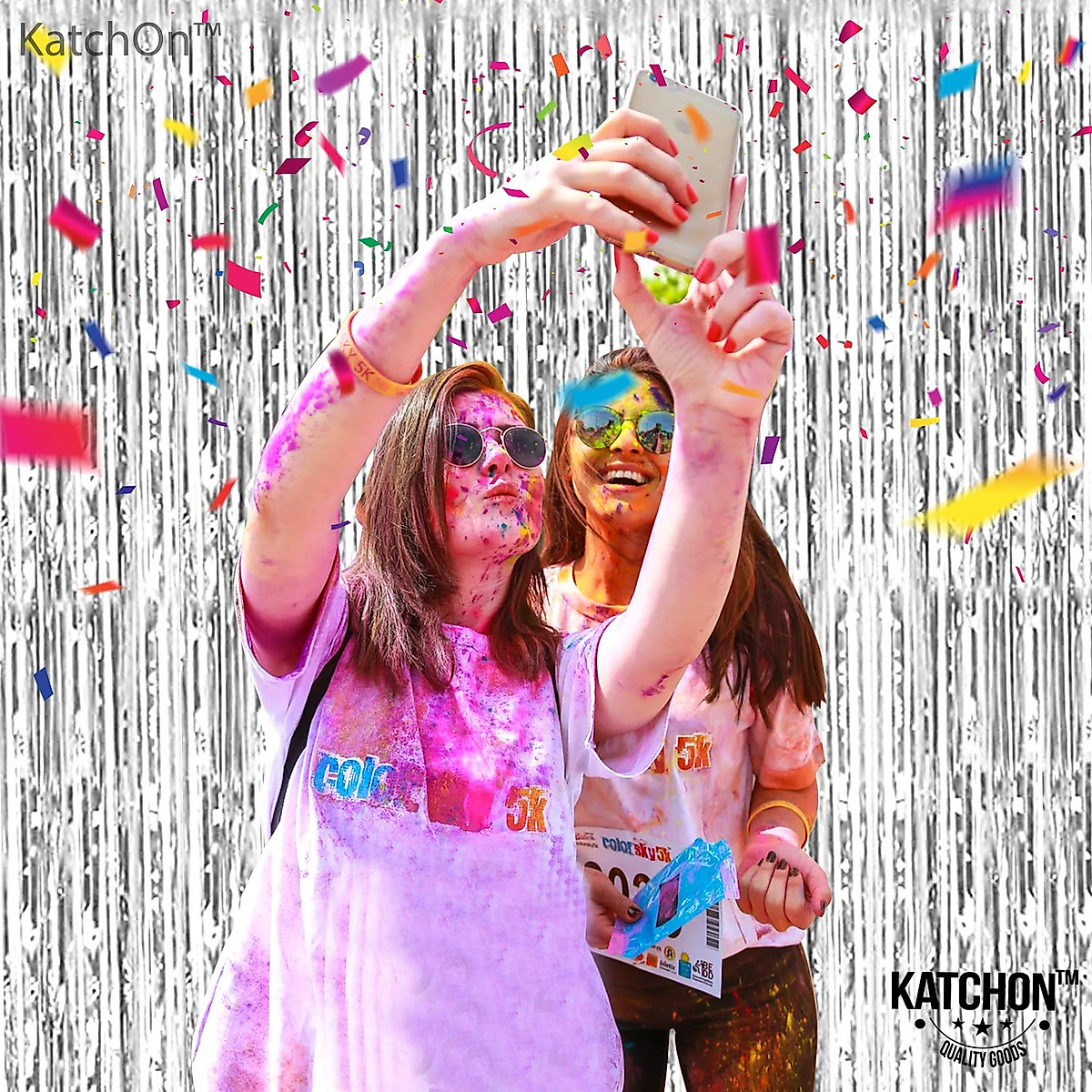 KatchOn, Black Spike Balloons - Pack of 32 | Black Starburst Balloon, Chain Link Balloons | Big Silver Chain Balloons for Black Birthday Decorations and Notorious One Birthday Decorations