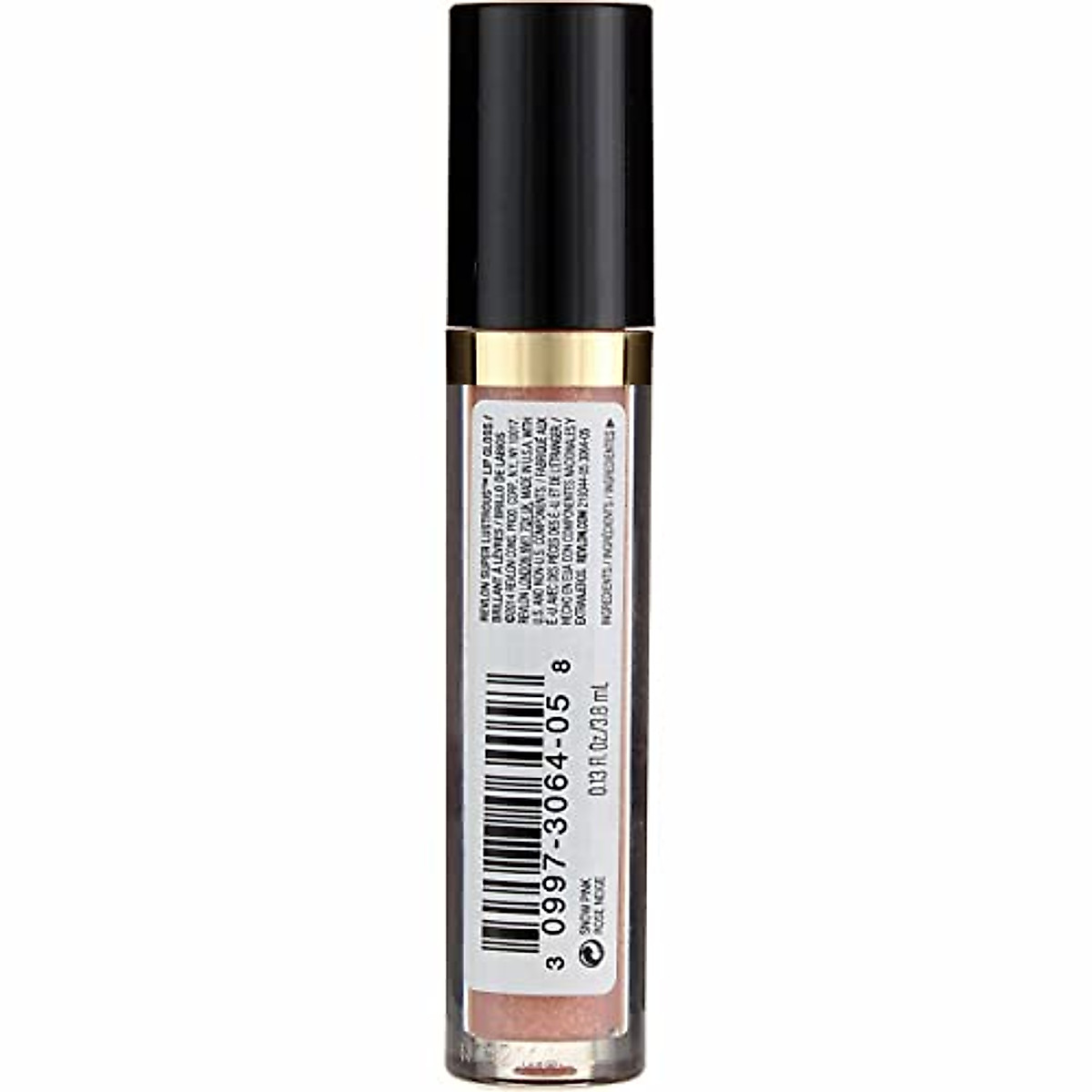 Revlon Super Lustrous Lip Gloss, Snow Pink .13 oz (Pack of 2)
