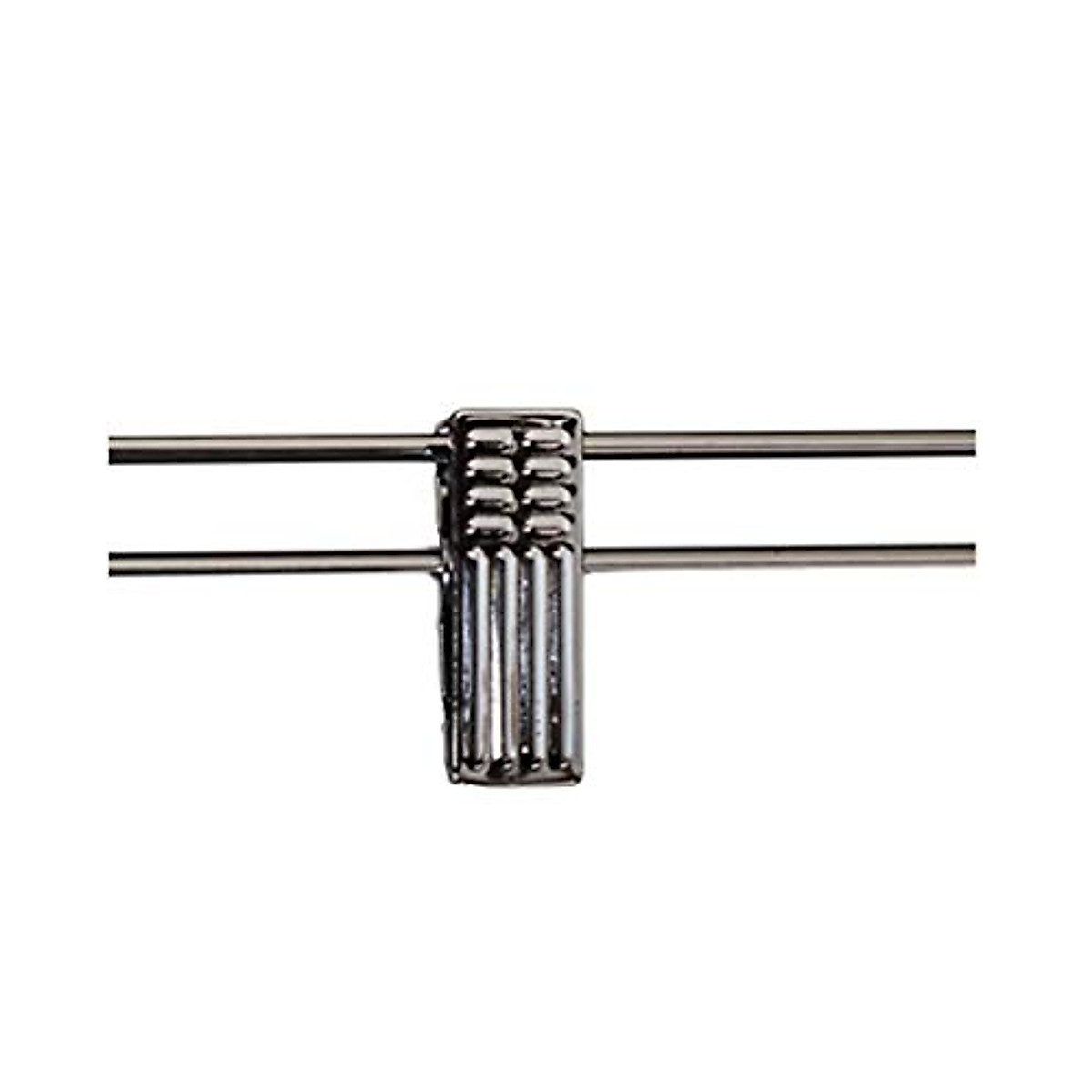 NAHANCO SKT12 12” Commercial Metal Skirt Pant Hanger, Chrome (Pack of 100)