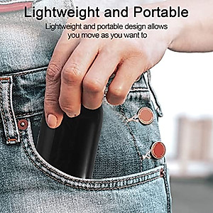 MuGo Wireless Earbud, Wireless Headphones Bluetooth 5.1 Headphones with Microphone, IP7 Waterproof Stereo Bluetooth Earphones Ear Bud, in-Ear Headset with LCD Display USB-C Fast Charge (Black)