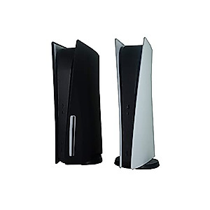 Silicone Skin Cover Compatible for PS5 Console, Anti-Scratch Anti-Dust Waterproof Dustproof Protective Case for Disc/Digital Version (Red Digital Version)