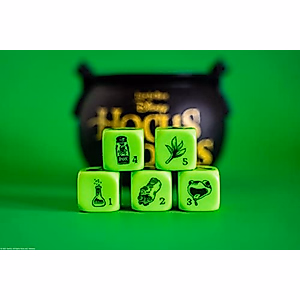 YAHTZEE: Disney Hocus Pocus | Collectible Witch’s Caldron Dice Cup | Classic Family Dice Game Based on Disney Film | Great for Family Game Night | Officially-Licensed Disney Game & Merchandise