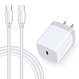 USB C Charger Block Samsung Fast Charger Box for Samsung Galaxy A14 5G,A23,A13,S23,A54,S21 FE,A03s,Z Fold 4,A53,A34,A04S,S22,S20;Pixel 7 Pro/6,20W Wall Plug Power Adapter+6FT Type C to C Charger Cable
