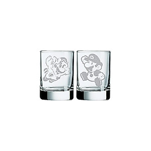 Mario shot glasses/votive holders - Set of 2