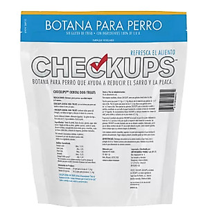 Checkups- Dental Dog Treats, 4Pack (48oz (24 Count Each)) Tgmclx