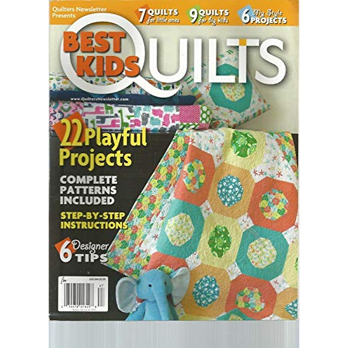 QUILTERS NEWS LETTER, BEST KIDS QUILTS, SPRING 2015 ~