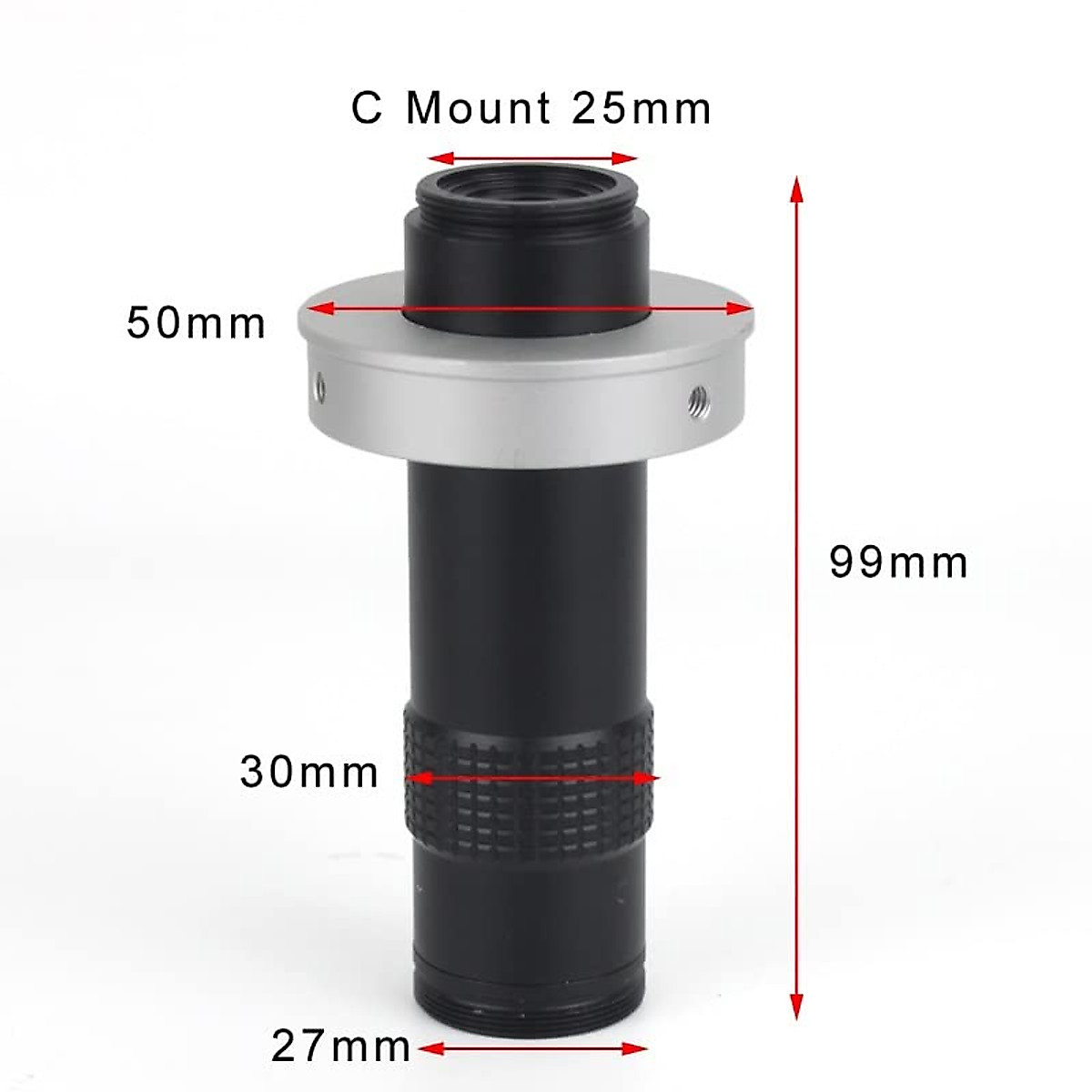 Handheld Digital Microscope Accessories 1080P 13MP Industrial Video Digital Microscope Camera 130X Zoom C Mount Lens Microscope Accessories (Color : E 130X Lens)